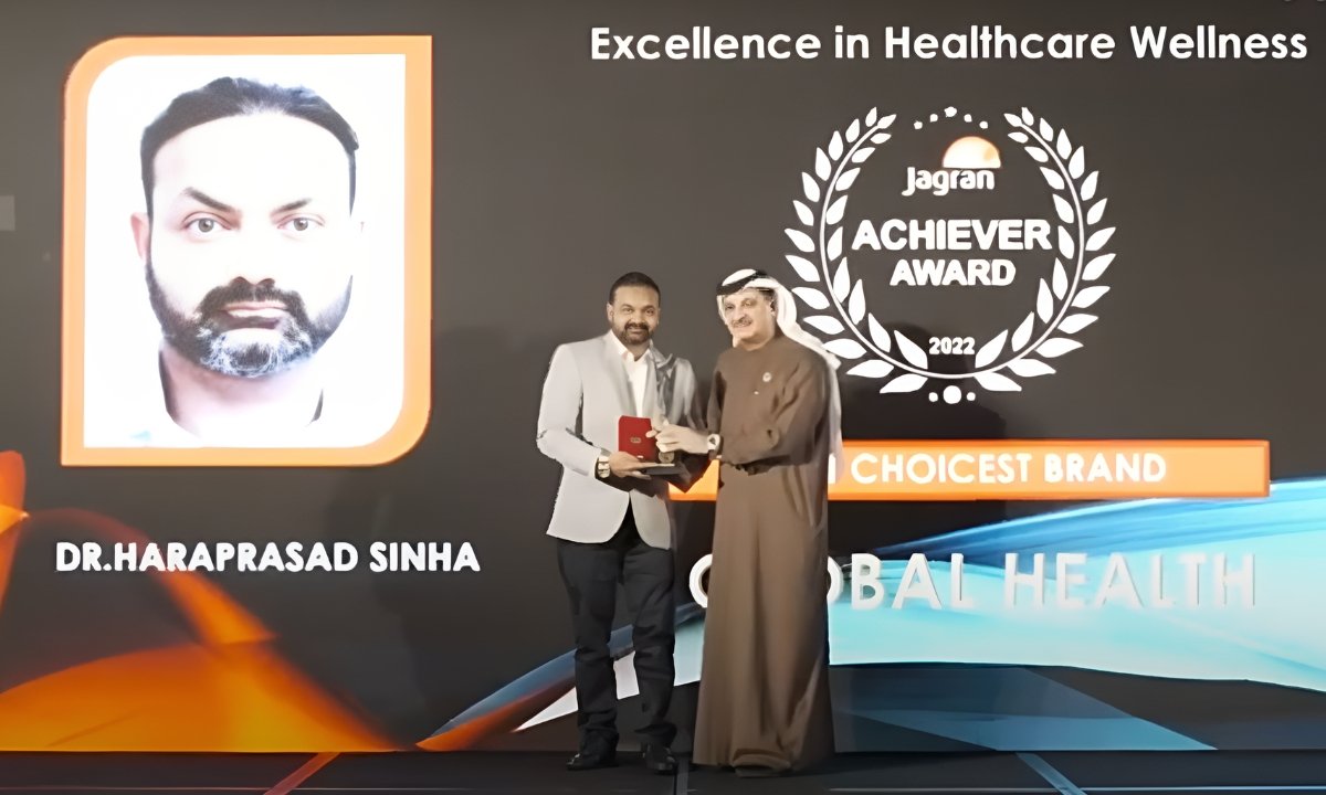 Dr. Harprasad Sinha, Global Health | Excellence in Healthcare wellness - Jagran Achiever Awards