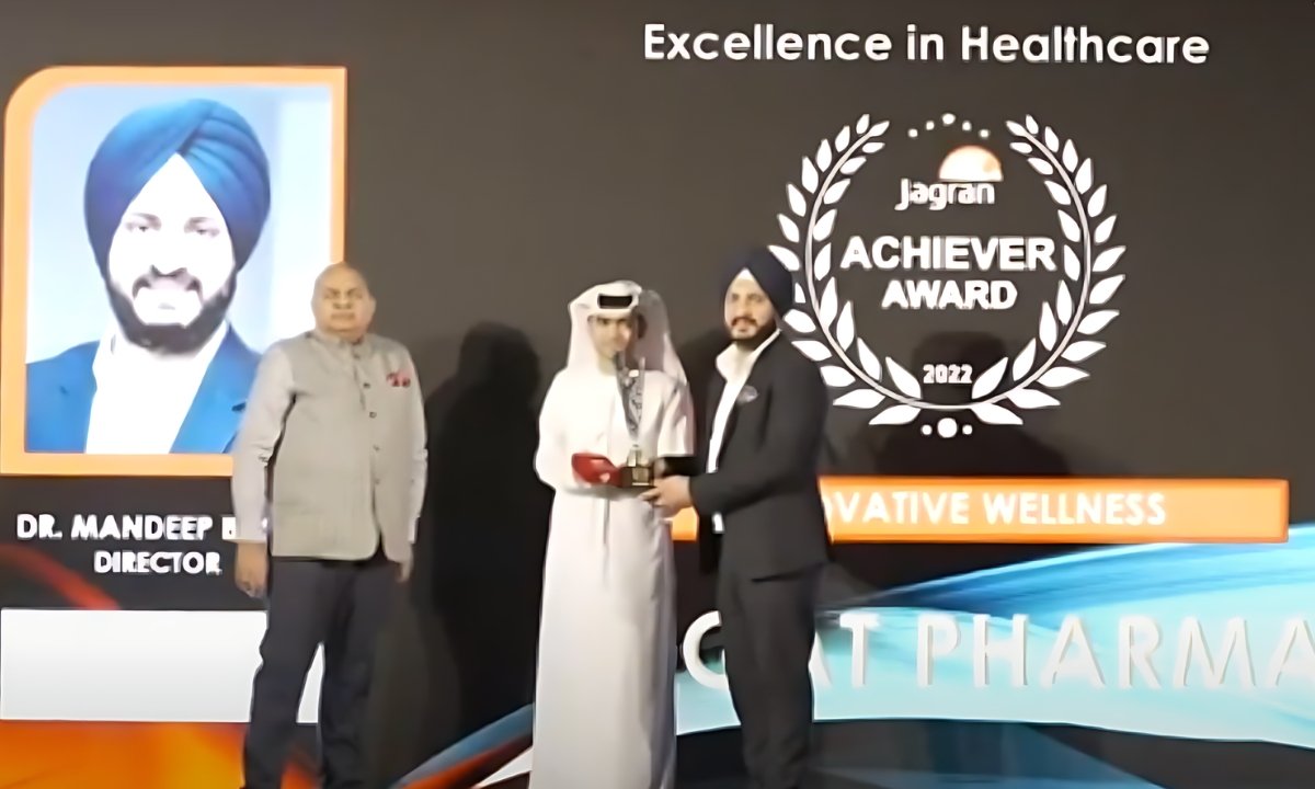 Mr. Mandeep Singh Basu, Jagat Pharma | Excellence in healthcare OTC products - Jagran Achiever ...
