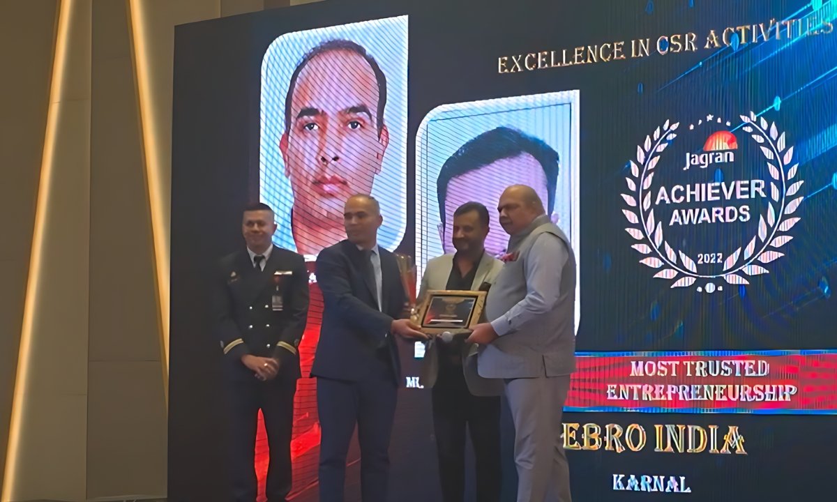 Mr. Yashpal Singh & Mr. Puneet, Ebro India (Karnal) | Excellence in CSR Activities - Jagran ...
