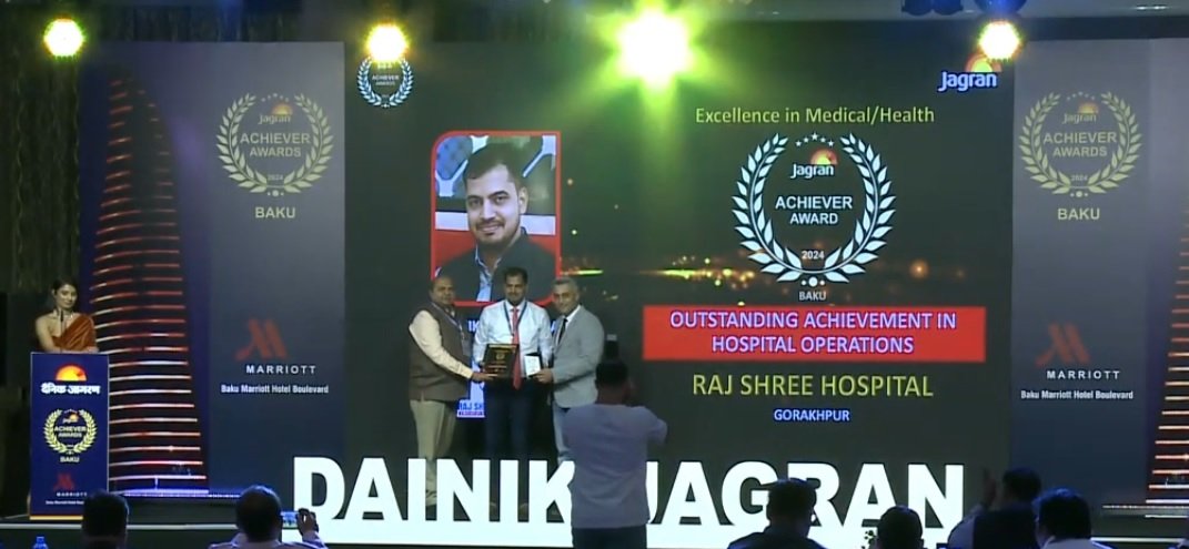 Mr. VIKASH MISHRA | RAJ SHREE HOSPITAL, OUTSTANDING ACHIEVEMENT IN ...
